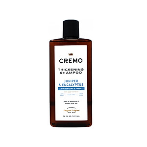 Cremo Barber Grade Juniper & Eucalyptus Thickening Formula for Fine or Thinning Hair, eucalyptus, juniper, eucalyptus, 16 Fl Oz (2-Pack)