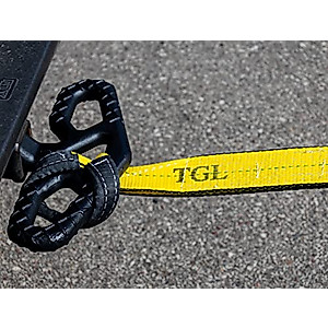 TGL 3 inch, 20 Foot Tow Strap, 30,000 Pound Capacity with Reusable Storage Strap
