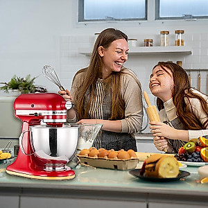 Bamboo Mixer Slider Mat for Kitchen Aid Stand Mixer 4.5-5 Qt, Countertop Mixers Accessories and Attachments, Mixer Mover Sliding Tray Pad for Kitchen Appliances