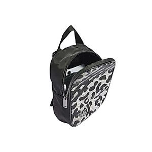 adidas Originals Women's Premium Mini Backpack (One Size, Black/Silver Metallic)