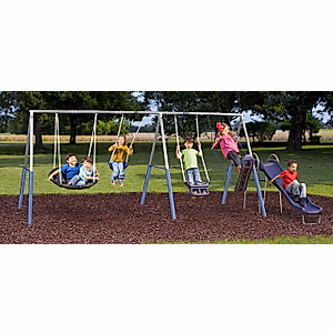 XDP Recreation Surf N Swing'in Swing Set, Gray