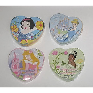 Disney Princess Heart Shaped Magic Pop Up Towels - 4 Varied Princesses