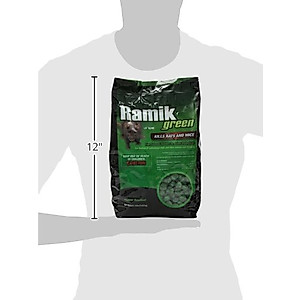 Neogen Ramik Green Fish Flavored Weather Resistant Rodenticide Nuggets, 4 lb bag