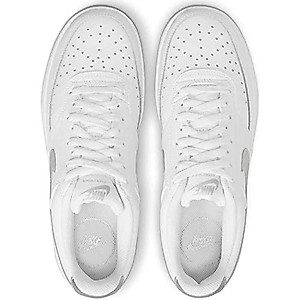 Nike Women's Basketball Shoes, White White Metallic Silver, 6.5 US