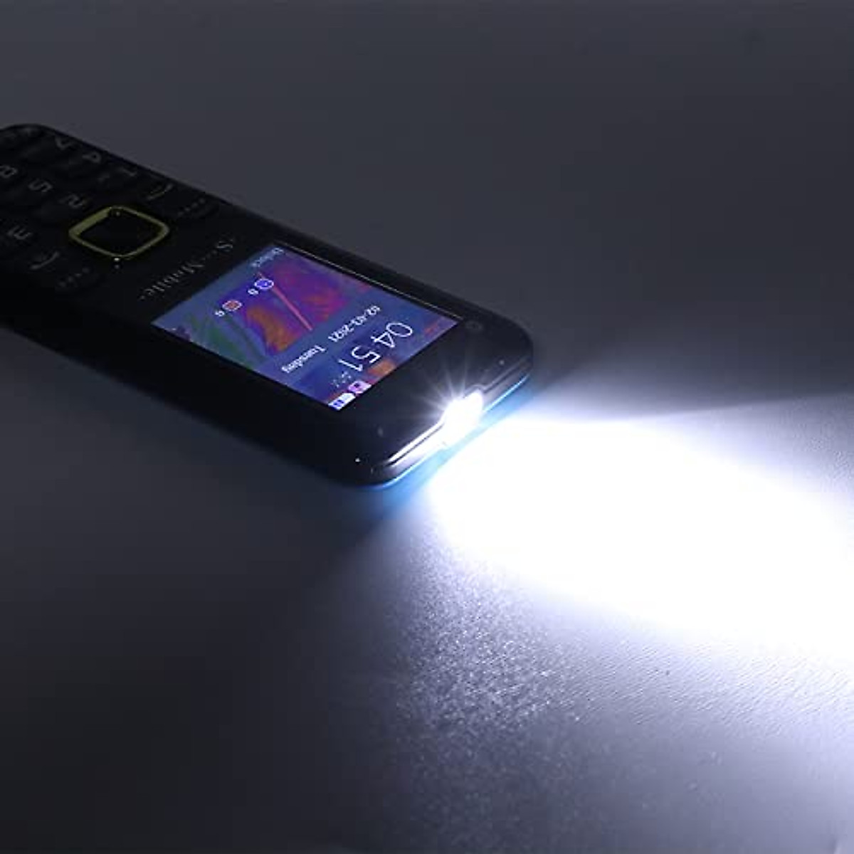 Zyyini Unlocked Mobile Phone, W23 Large Button Large Font 2G Calling Mobile Phone for Seniors, 3 Card 3 Standby, Large Loud Volume, One Button Flashlight, Long Standby(Blue)