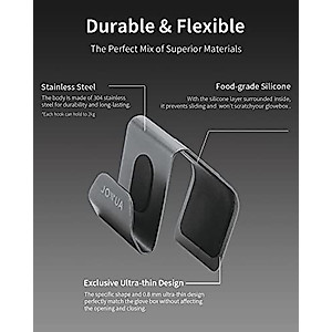 JOWUA Glovebox Hook Compatible with Tesla Model 3 Model Y Glovebox (2 Packs), 3 cm