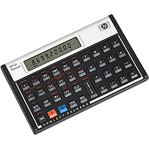 HP 12c Platinum Financial Calculator, 10-Digit LCD