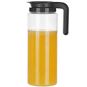 Komax Plastic Pitcher with Lid | 2.1-quart / 67.2-oz Tritan BPA-Free Plastic Water Pitchers | Hot & Cold Drink Pitcher | Spill-Proof Gravity Pouring Mechanism