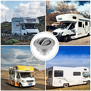 Garneck Bus Air Conditioning Vent Universal Round Bus Ceiling Air Conditioning Vent DIY Air Flow Ventilation Deflector Outlet for Rv Bus Car Boat Supplies Style 1