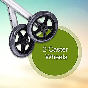 McKesson Universal Walker Wheels, Adjustable, 5 in Caster Wheels, 1 Pair
