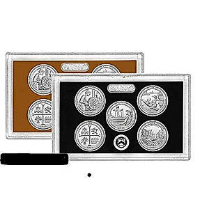 2019 S America the beautiful 2019-S America the Beautiful Clad & Silver Proof Set Quarters NO BOX or COA Proof
