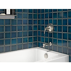 Kohler TS27391-4G-BN SIMPLICE Rite-Temp Pressure-Balancing 1.75 GPM Bath and Shower Faucet Trim Set, Vibrant Brushed Nickel