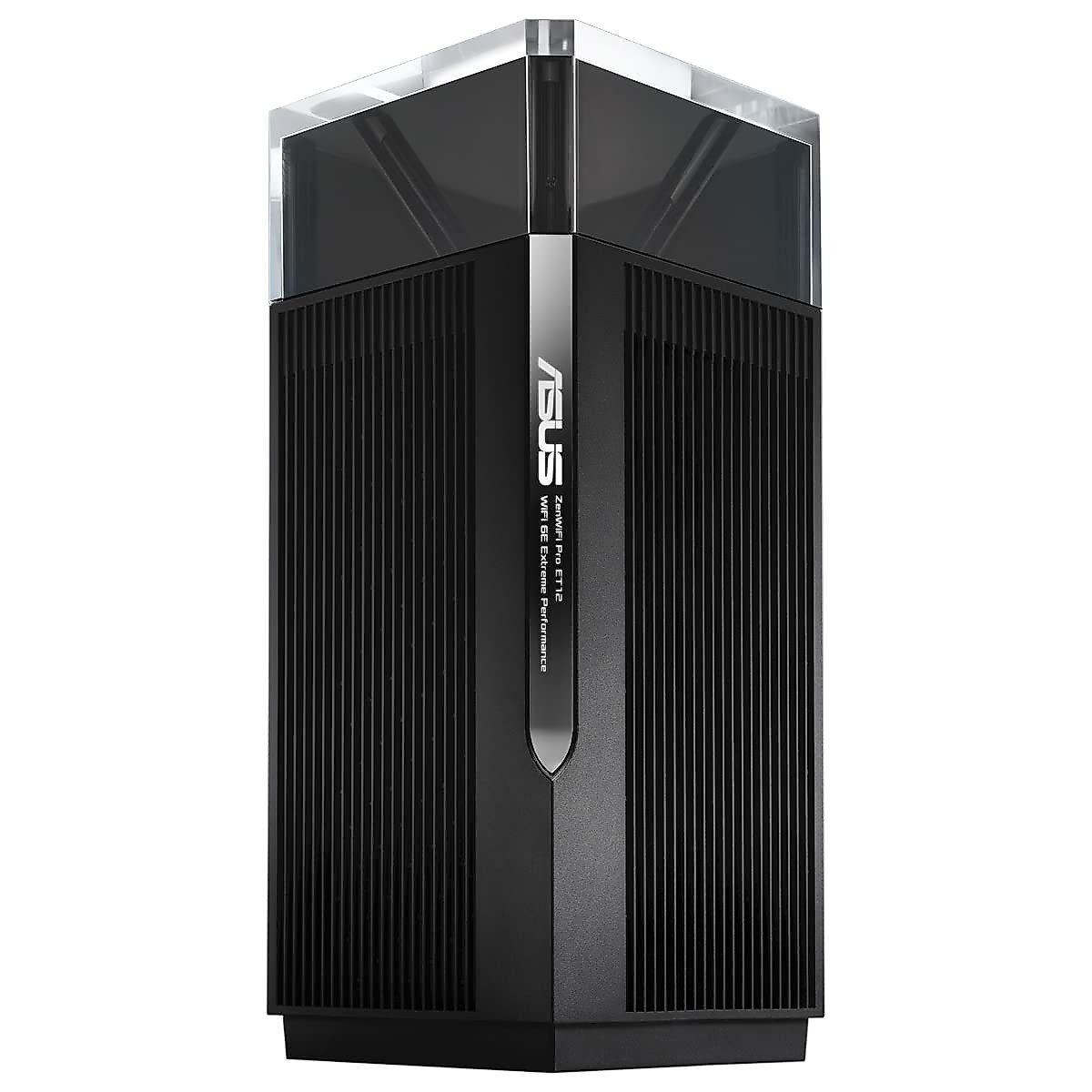 Asus ET12 AXE11000 Whole-Home Tri-Band Mesh WiFi 6E System Coverage up to 610 Sq. Mtr/6,000 Sq. ft.,11Gbps WiFi, 3 SSIDs, Free Security & Parental Controls, Dual 2.5G Ports LAN Aggregation 2 Pack