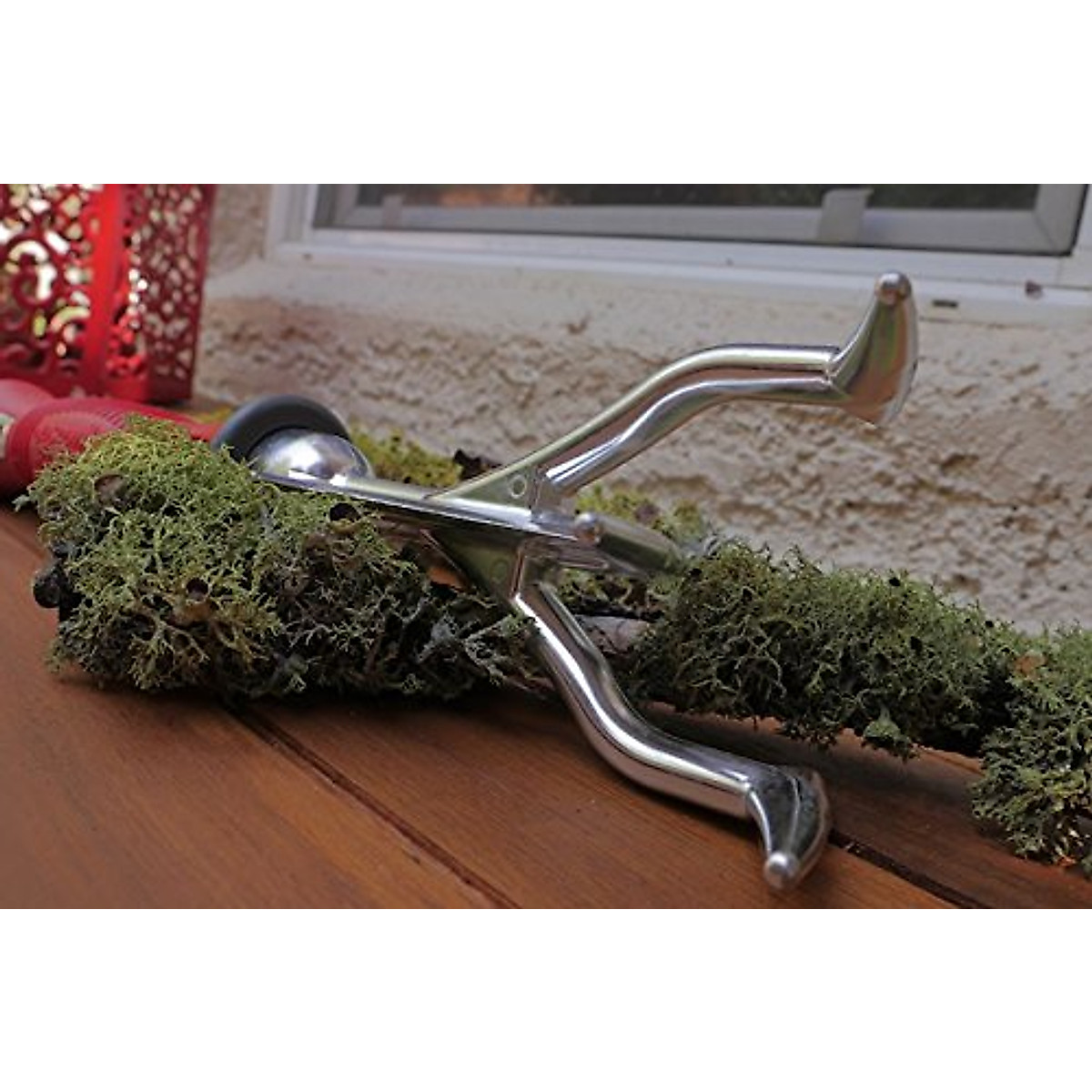 Garden Weasel Tiller – Till & Cultivate with Ease! – Features Dependable Aluminiron Construction, Non-Slip Comfort Grip, Two-Sided Prongs