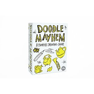 Doodle Mayhem: A Hilarous and Frantically Fast Drawing Game - Party Game - Family Games for Adults, Teens, Kids