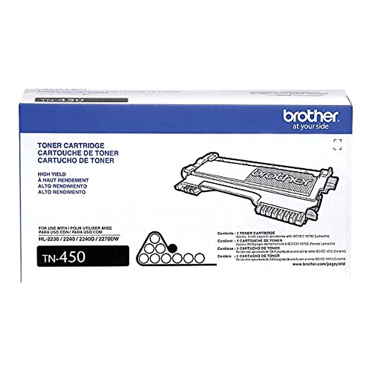 Brother TN450 High Yield Toner Cartridge