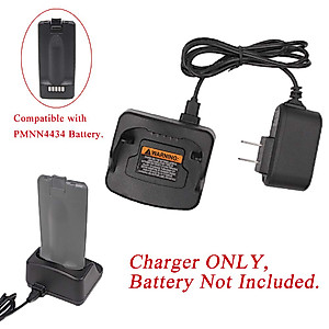 Aimtobest PMLN6394 PMLN6394A Charger Compatible for Motorola Radio RMU2040 RMU2080D RMU2080 RMV2080 RMM2050 XT420 XT460 PMNN443A PMNN4434