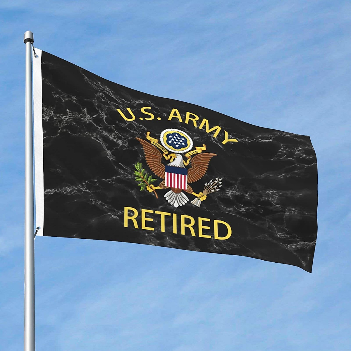 US Army Retired Premium 2x3FT Flag - Durable and Vibrant Design for Indoor/Outdoor Use