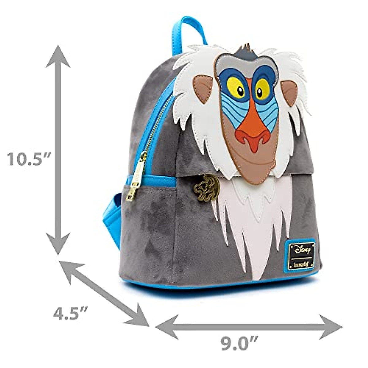 Loungefly Disney Mini Backpack, Disney The Lion King Rafiki