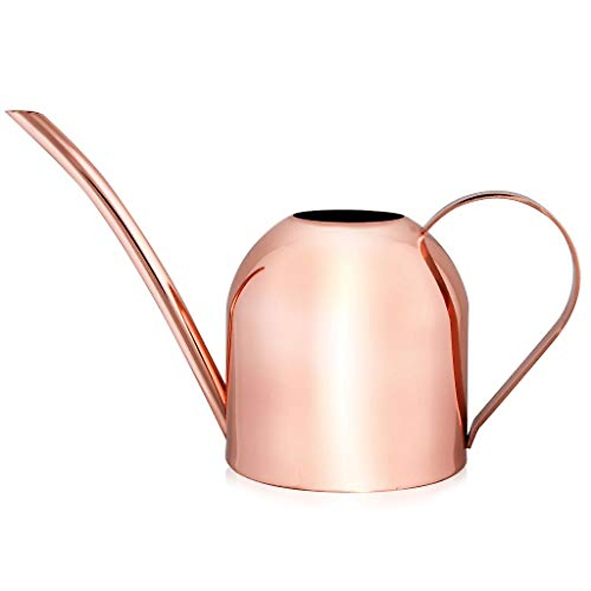 Smouldr Mini Plant Watering Can Indoor: Rose Gold Small Watering Can Helps You Water Tiny House Plants, Succulents, Bonsai or Herb Gardens - Steel Plant Waterer for Miniature Flower Pots - 15 Ounces
