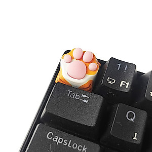 Hidetaka Design Cute Cat Paw Keycap for for Mechanical Gaming Keyboard Applicable to The ESC Key（Cherry Switch） (Cat1)