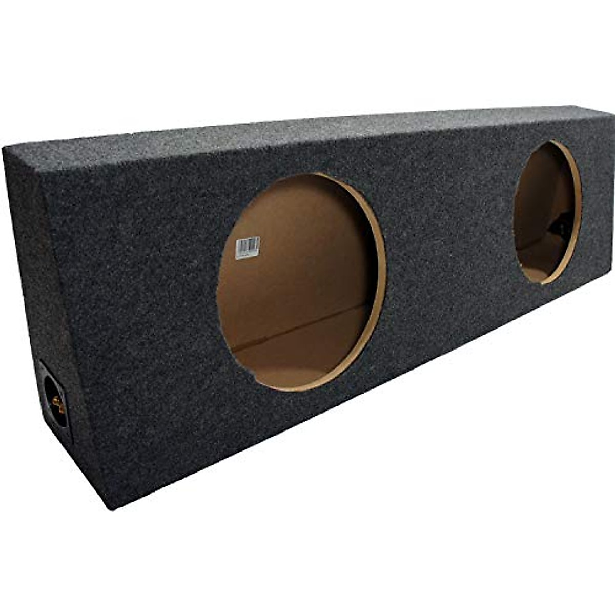 Kicker Bundle Compatible with Universal Vehicle 43C124 Dual 12" Loaded Sub Box Enclosure