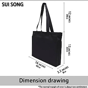 SUI SONG Reusable Lightweight Waterproof Grocery Bags, Shopping Bags, Environmental Bags, Tote Bags, Gift Bags