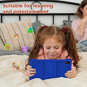 ATOZEE 8 Inch Kids Tablet, Android 11 Toddler Tablet, 32GB ROM+2GB RAM, Quad-core Processor, 1280x800 IPS HD Eye-Care Touchscreen, 8MP Camera Tablets PC with Silicone Case