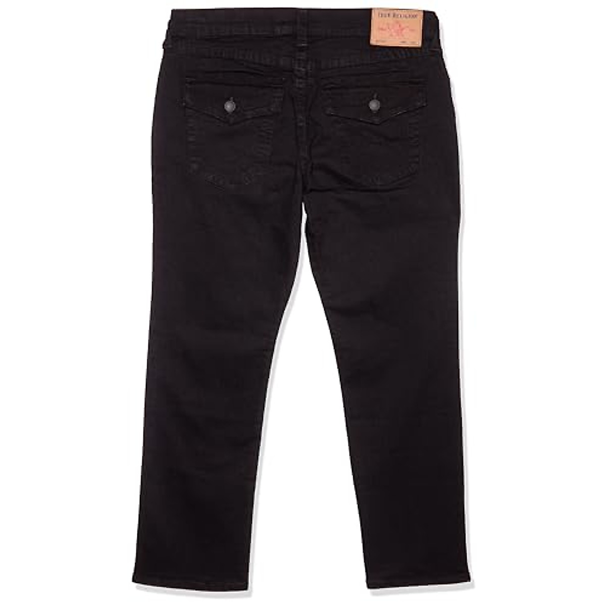 True Religion mens Ricky Flap Sn 32 Inseam Jeans, Body Rinse Black, 36