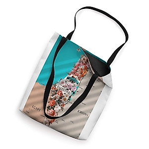 Palestine . Palestinian cities map Men Women gift Tote Bag