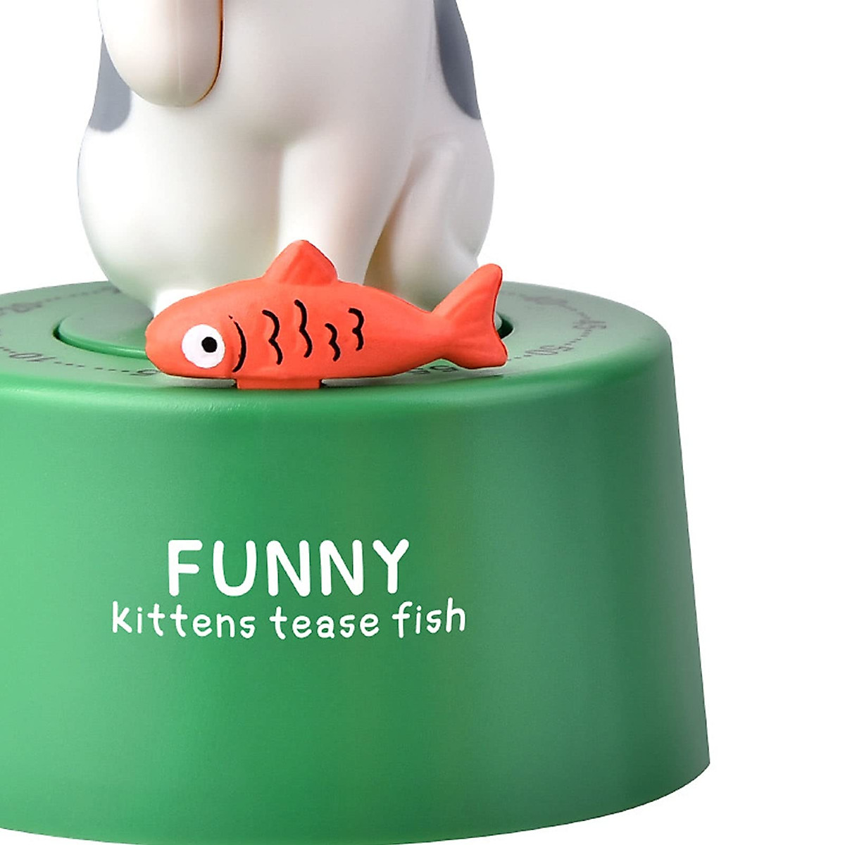 Cute Kitchen Timer, 60 Minute Visual Countdown Timer Mechanical Movement for Cooking for Studying (RB576 Green)