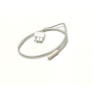 OEM Samsung Refrigerator White Temperature Sensor For Freezer Section Originally For Samsung RS265LBWP, RS265LBWP/XAA, RS265TDRS, RS265TDRS/XAA, RS265TDRS/XAC