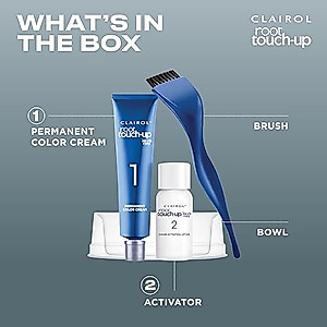 Clairol Root Touch-Up by Nice'n Easy Permanent Hair Dye, 9A Light Ash Blonde Hair Color, Pack of 2