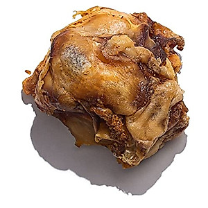 Jack&Pup Knee Bones Dog Treats - Premium Grade Roasted Dog Chew Bones (10 Pack) - Single Ingredient All Natural Gourmet Long Lasting Dog Bone- Savory Smoked Beef Flavor (10 Piece Pack)