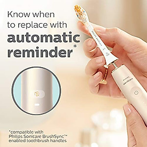 Philips Sonicare Genuine A3 Premium All-in-One Replacement Toothbrush Heads, 2 Brush Heads, White, HX9092/65
