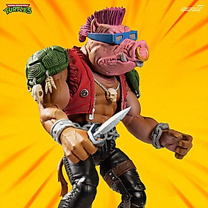 Super7 Teenage Mutant Ninja Turtles: Bebop Ultimates Action Figure,Multicolor