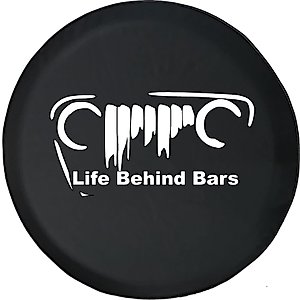 Camper Tire Covers Life Behind Bars Custom Car Spare Tire Covers Size 30 to 31 Inch