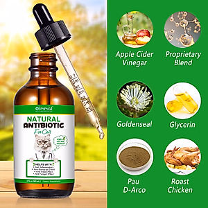 2 Pack - Natural Antibiotics for Cats- Pet Antibiotic - Healing Aid and Skin Repair for Wounds, Sores, and Abrasions, Provides Itch Relief for Irritated Skin