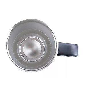 40oz Stainless Steel Vacuum Sealed Tumbler with Handle and Straw (White)