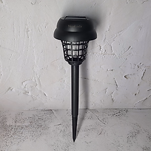 NuaLuda Solar powered lamps, Solar Powered Lamps for Outdoor Use - Illuminate Your Garden with Eco-Friendly Ground Insert Style Lights