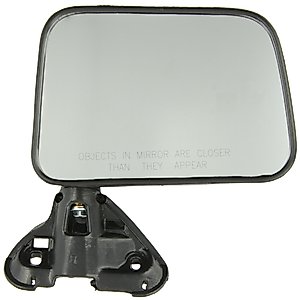Fit System Passenger Side Mirror for Toyota Pick-Up door Mount, black, foldaway, Manual