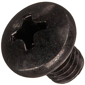 Small Parts 1104MPPBZ Steel Pan Head Machine Screw, Black Zinc Plated, Meets ASME B18.6.3, #2 Phillips Drive, #10-32 Thread Size, 1/4" Length, Fully Threaded, Import (Pack of 100)