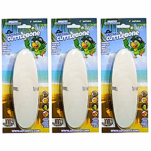 A&E Cage Company 3 Pack of Captain Cuttlebones, 6 Inch, Natural