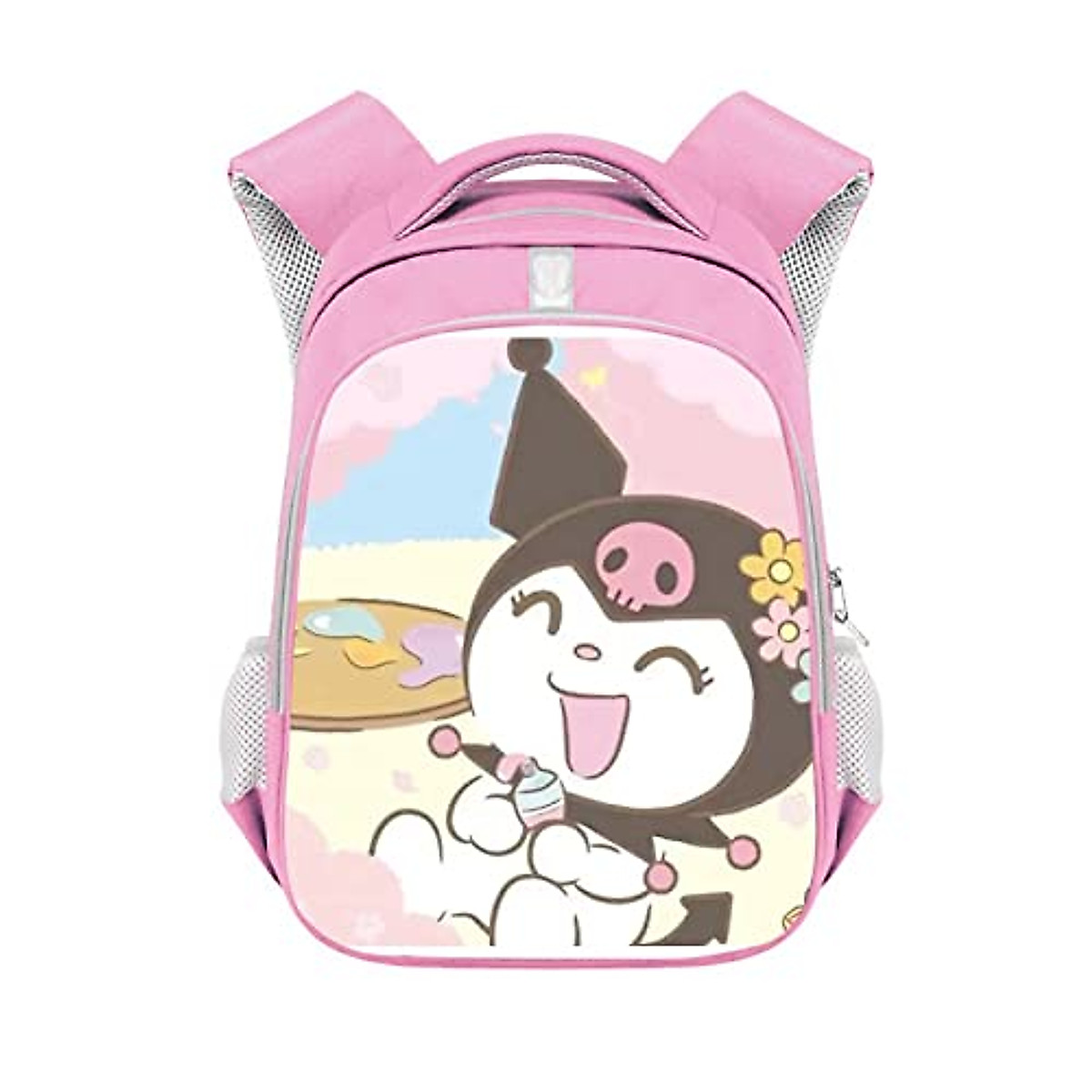 Cartoon Cute Backpack Ku-ro-mi My-Melody Cinn-amo-roll Cosplay Schoolbag Kawaii Student School Bag for Girls Birthday Gifts pink 24