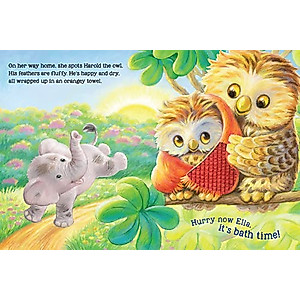 Touch and Feel Ella's Bath Time - Novelty Book - Children's Board Book - Interactive Fun Child's Book