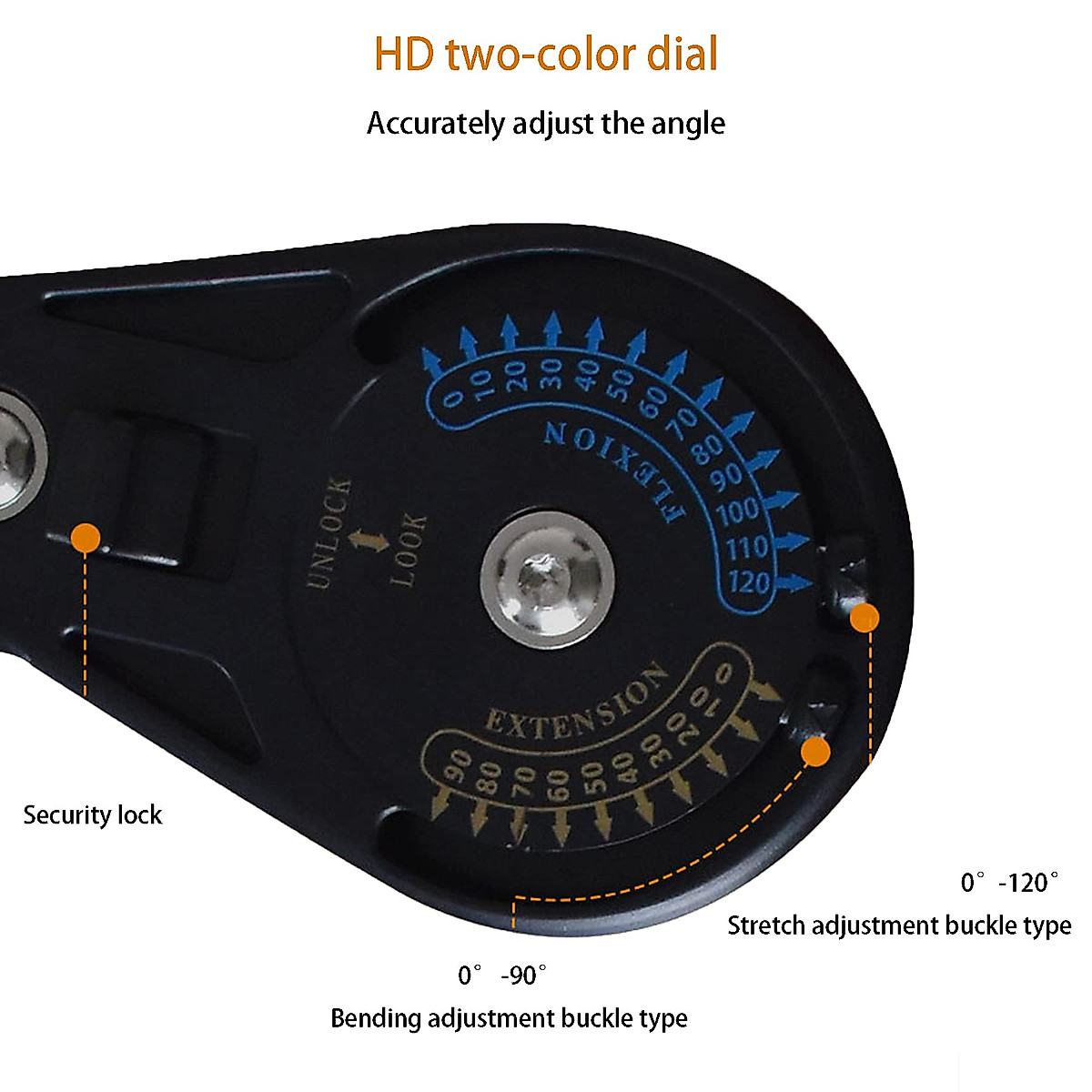 WILLQ Hinged Elbow Brace for Post Op Elbow Fracture Rehabilitation Adjustable Splint Shoulder Strap Arm Orthosis Injury Recovery Support Stabilizer Splint Hinged Support Sling Stabilizer,Right