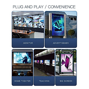 HDMI KVM USB Extender Transmit 1080p HD Video Over Cat5e/6 Ethernet Cable 50m (164ft) for Mouse and Keyboard Control Remote Signals