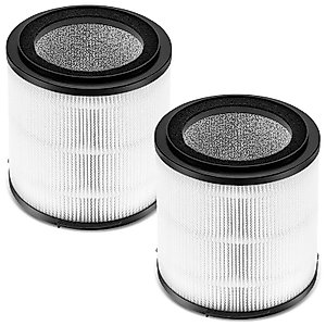 KJ150F-C02 Replacement Filter for Silveronyx Air Purifier 5 Speed H13 True HEPA Activated Carbon Filter, 2 Pack