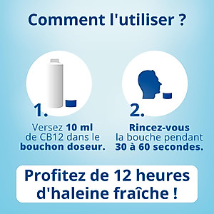 CB12 Mild Mint Menthol Mouthwash (250ml)