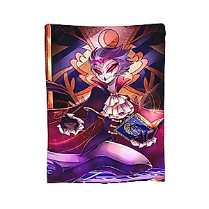Woodyotime Hell&uva Bo-ss Stolas X Blitzo Throw Blanket Air Conditioning Flannel Blankets Bedding Living Room 80"X60"